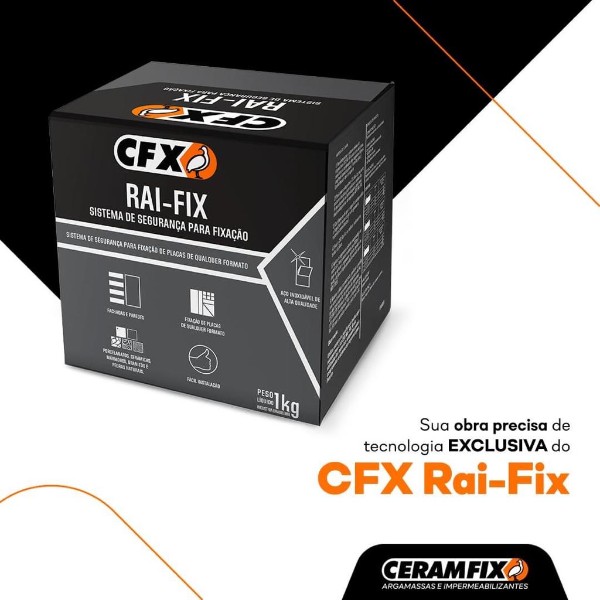 Fixador de Porcelanato para Fachadas -Kit Rai- Fix Ceramfix em ...
