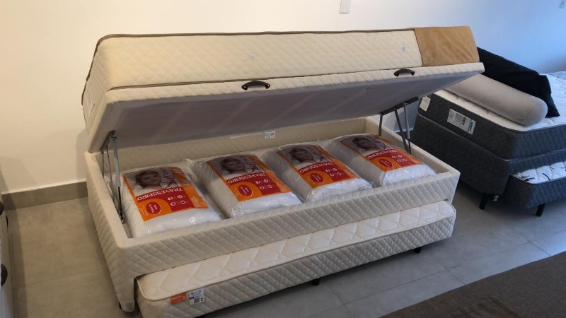 3x1 Box Bicama Colchão de Molas Ensacadas Solteiro 88x188 em Piracicaba ...