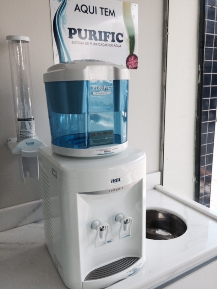 Bebedouro IBBL Compact com Compressor Branco 127V - modelo para galão ...