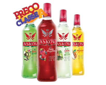 Vodka Askov tradicional e sabores em Piracicaba | Supermercado Alto ...
